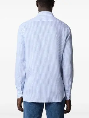 TOD'S Striped Linen Shirt