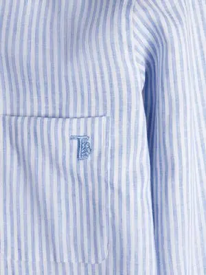 TOD'S Striped Linen Shirt