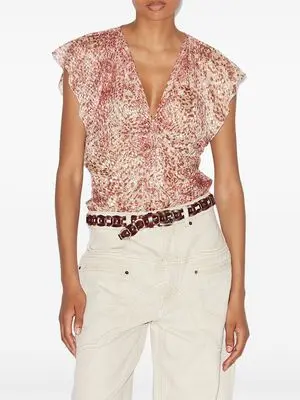 Isabel Marant Étoile Lonea Top - Red