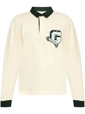 Givenchy Logo-patch Polo Shirt - Neutrals