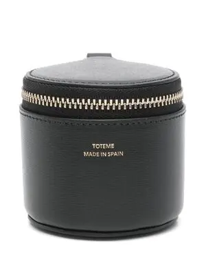TOTEME Leather Jewellery Box - Black