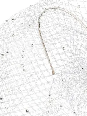 JENNIFER BEHR Crystal-embellished Headband - Neutrals