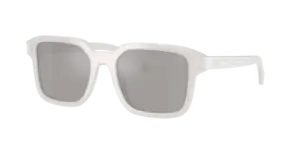 Moncler Quaderna Sunglasses - Light Grey Mirror Silver