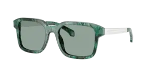 Moncler Quaderna Sunglasses - Petrol Green