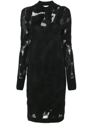 FERRAGAMO 3d-knit Midi Dress