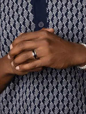 NIALAYA JEWELRY Engraved Band Ring