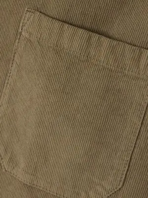 THE ROW Idro Oversized Cotton-blend Corduroy Shirt - Green