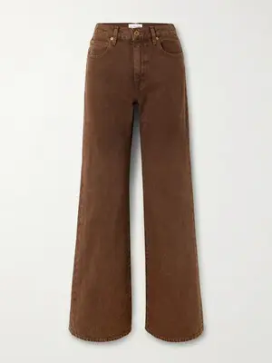 SLVRLAKE Grace High-rise Wide-leg Jeans