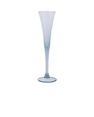 Prada Set Of Two Crystal Flutes - Blue