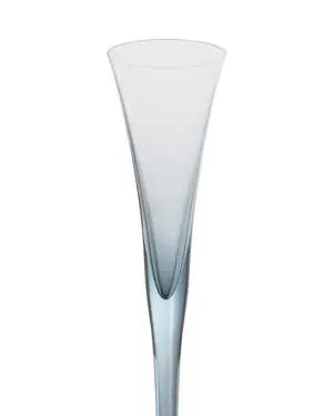 Prada Set Of Two Crystal Flutes - Blue