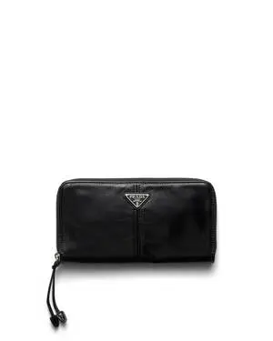 Prada Leather Wallet Black