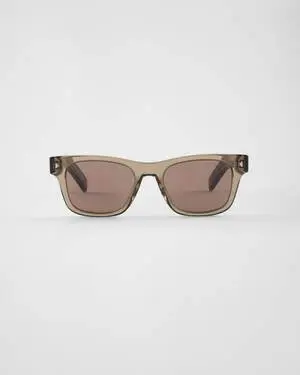 Prada Sunglasses With Metal Plaque