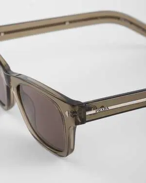 Prada Sunglasses With Metal Plaque