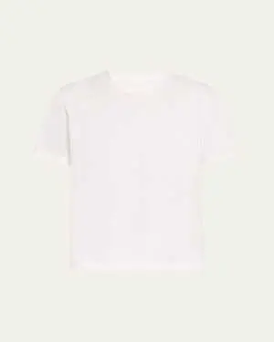 SKIMS Poly Cotton Jersey T-shirt - Snow