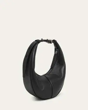 Proenza Schouler Slide Mini Napa Leather Shoulder Bag - Black