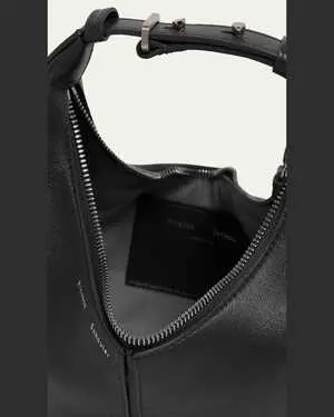 Proenza Schouler Slide Mini Napa Leather Shoulder Bag - Black