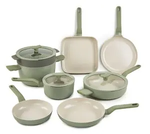 BERGHOFF Leo Balance 11pc Nonstick Aluminum Cookware Set - One-color
