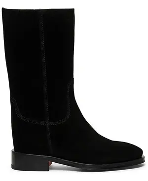Women's Black Suede Boots