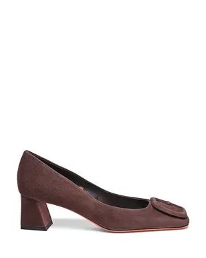 Santoni Suede Pumps - Brown