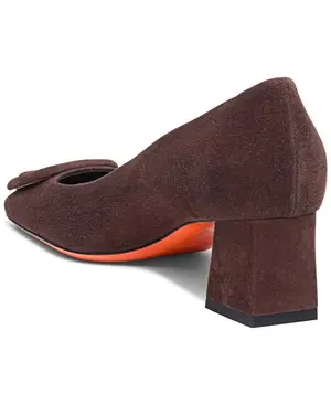 Santoni Suede Pumps - Brown