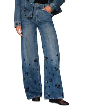 DL1961 Hepburn Wide Leg High Rise Jeans