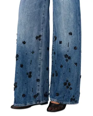 DL1961 Hepburn Wide Leg High Rise Jeans
