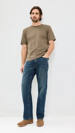 Rag & Bone Pima Interlock Tee - Army