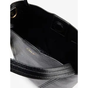 Chloé Spin Small Leather Tote Bag - Black
