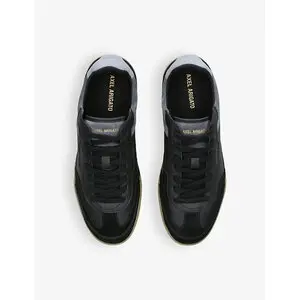 Axel Arigato Dice Leather And Suede Low-top Trainers - Black
