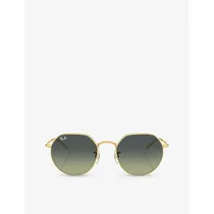 Ray-ban Hexagonal Sunglasses - Gold