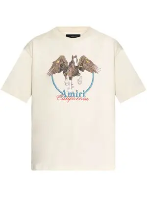 Amiri Graphic-print T-shirt - Neutrals