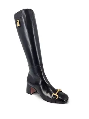 MADISON MAISON Above-knee Leather Boots - Black