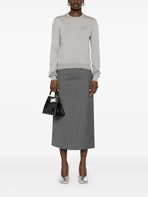 Moschino Fine-knit Sweater - Grey