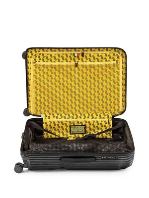 CRASH BAGGAGE Stripe Suitcase - Black
