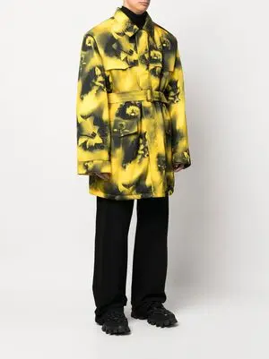 Prada Re-nylon Printed Parka Coat