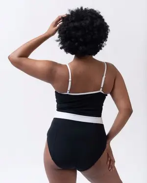 LIME RICKI SWIMWEAR Classic One-piece