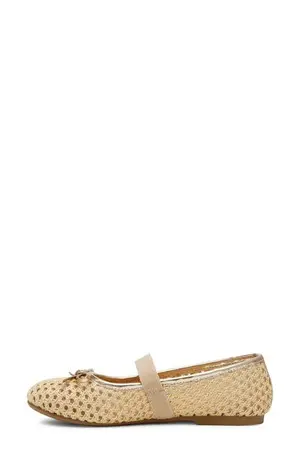 Dolce Vita Monay Ballet Flat - Gold Raffia