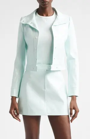 COURREGES Re-edition Vinyl Jacket - Light Mint