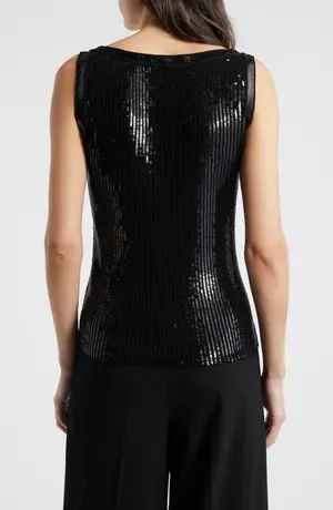 Kobi Halperin Isla Sequin Tank Sweater
