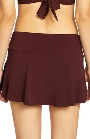 Robin Piccone Margot Cover-up Miniskirt - Carob