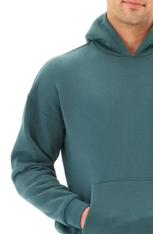 THREADS 4 THOUGHT Oversized Fleece Hoodie - Peacock