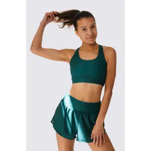 COOLDOWN Alkal Running Shorts - Midnight Green