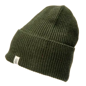 NIRVANNA DESIGNS Troubadour Rib Fold Beanie - Olive