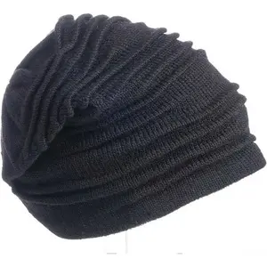 NIRVANNA DESIGNS Branch Out Slouch Beanie - Black
