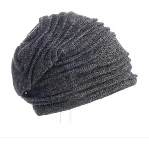 NIRVANNA DESIGNS Nirvanna Designs Branch Out Slouch Beanie Charcoal