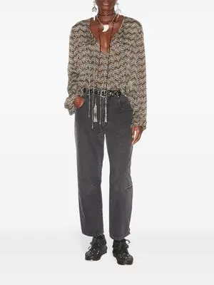 MARANT ETOILE Advika Top - Black
