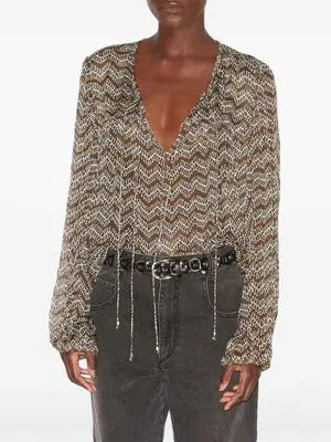 MARANT ETOILE Advika Top - Black