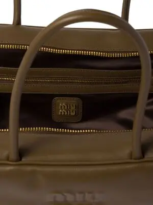 Miu Miu Leather Tote Bag