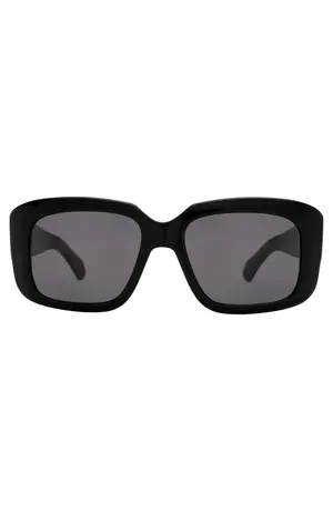 Illesteva Illesteva Geno Square Frame Sunglasses Black / Grey