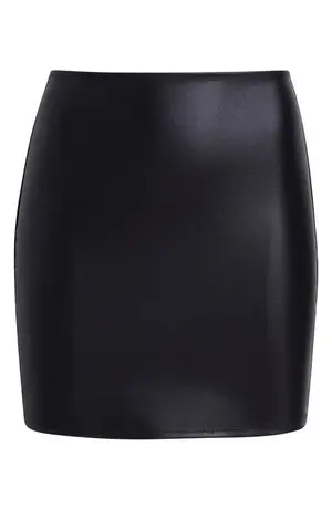 Commando Matte Metallic Micro-mini Skirt With Shorts - Oxide